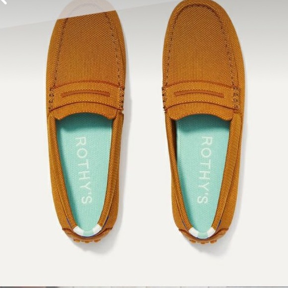 Rothy's | Shoes | Rothys The Driver Loafers In Cognac Size 7 | Poshmark